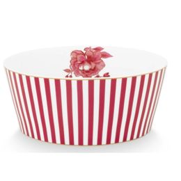 PIP Studio Schale Royal Stripes Bowl dark pink 15 cm