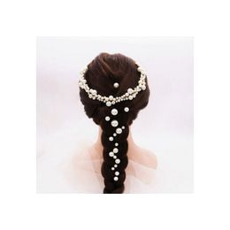 AUKUU Diadem Braut Braut Haarschmuck Stirnband Stirnband Vintage