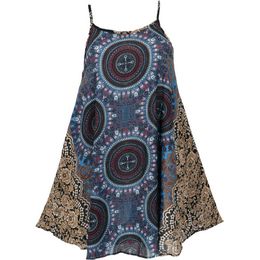 Guru-Shop Midikleid Boho Dashiki Minikleid