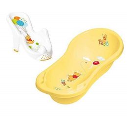 keeeper Babybadewanne Disney Winnie Pooh gelb Badewanne XXL + Badesitz