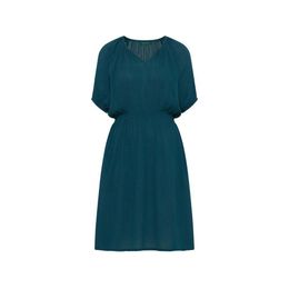 Tranquillo Jerseykleid Tranquillo Damen-Midi-Kleid mit kurzem V-Ausschnit