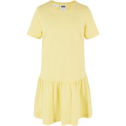 Urban Classics Kleid 'Valance' Mädchen Größe 110 gelb
