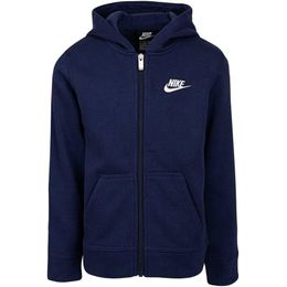Nike Sportswear Kapuzensweatjacke NKB CLUB FLEECE FZ HOODIE - für Kinder, blau