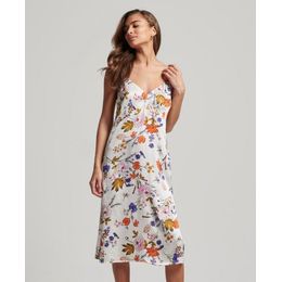 Superdry Midikleid SATIN CAMI MIDI SLIP DRESS Patrizia Floral Navy