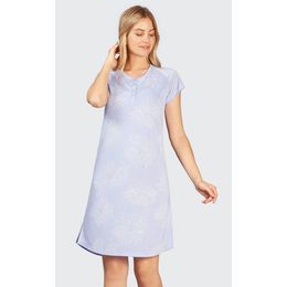 Hajo Nachthemd Damen Schlafshirt mit kurzem Arm (1-tlg) Klima Soft