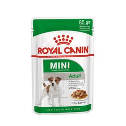 Royal Canin Mini Adult Nassfutter für ausgewachsene kleine Hunde, 12 x 85 g
