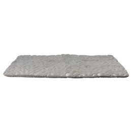 Trixie Kuscheldecke Feder für Hunde und Katzen, 100 × 70 cm, grau/silber