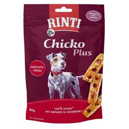 Rinti Chicko Plus Früchteriegel Huhn, 80 g