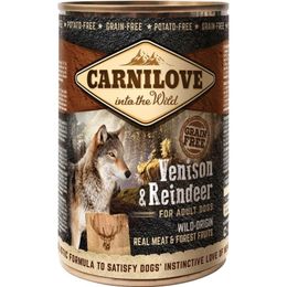 Carnilove Adult Hundefutter Venison & Reindeer, 6 x 400 g