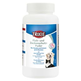 Trixie Flohschutz und Zeckenschutz-Puder für Hunde und Katzen, 150 g