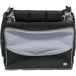 Trixie Front-Box Fahrradtasche, 41 × 26 × 26 cm, schwarz/grau