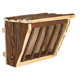 Trixie Heuraufe zum Einhängen aus Holz, 20 × 15 × 17 cm