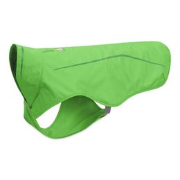 Ruffwear Sun Shower Regenjacke für Hunde, XL, Brustumfang 91-107 cm - Meadow Green