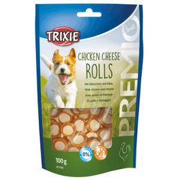 Trixie Premio Chicken Cheese Rolls Hundesnack, 100 g
