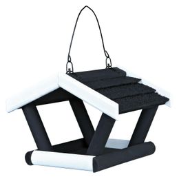 Trixie Vogelfutterhaus zum Hängen schwarz/weiß, 17 × 19 × 14 cm