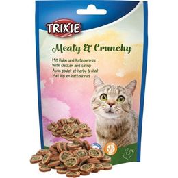 Trixie Meaty & Crunchy Katzensnack mit Huhn und Katzenminze, 50 g