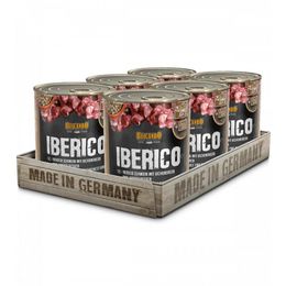 Belcando Iberico Schwein mit Kichererbsen Nassfutter für Hunde, 6 x 800 g