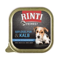 Rinti Feinest Hundefutter, Geflügel & Kalb 11 x 150 g