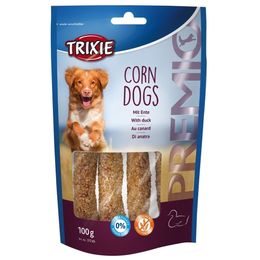 Trixie PREMIO Corn Dogs mit Ente Hundesnack, 4 St./100 g