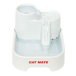 CAT MATE Cat Mate Haustierquelle Trinkbrunnen für Hunde und Katzen, 2 l weiss
