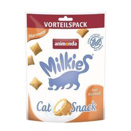 animonda Snack Milkie Knusperkissen für Katzen, Harmony, 120g