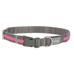 Kerbl Light und Reflex Leuchthalsband für Hunde, Halsumfang: 35-50 cm, Breite: 20 mm, neon pink
