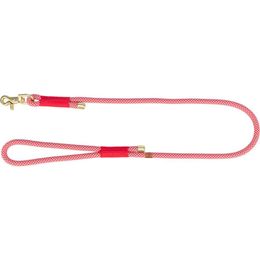 Trixie Soft Rope Hundeleine mit Handschalufe, S–XL: 1,00 m/ø 10 mm, rot/creme