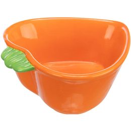 Trixie Keramiknapf für Kleintiere, 180 ml/12 × 11 cm, orange/grün