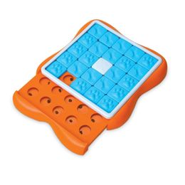 Nina Ottosson Challenge Slider Snackspielzeug, ca. 37 x 37 cm, orange/blau