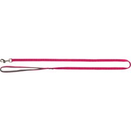 Trixie Trixie Premium Hundeleine Gurtband, L–XL: 1,00 m/25 mm, fuchsia