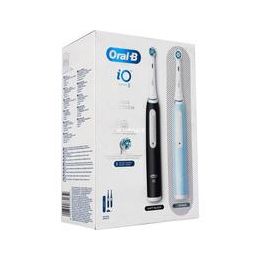 Braun Oral-B iO Series 3N Duo, Elektrische Zahnb&uuml;rste schwarz/blau, Matt Black/Ice Blue inkl. 2. Handst&uuml;ck