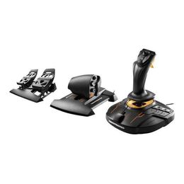 Thrustmaster T.16000M FCS Flight Pack Joystick, Gashebel und Pedale kabelgebunden - für PC