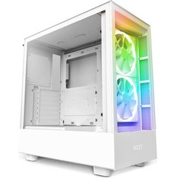 NZXT H series H5 Elite - Mid tower - E-ATX - Seitenteil mit Fenster (gehärtetes Glas)