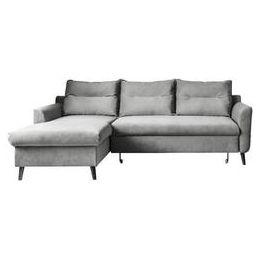 Eckschlafsofa in Hellgrau ́STYLISH STAN HELLGRAU ́