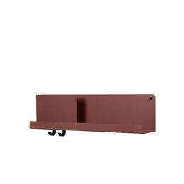 muuto - Folded Shelves 63 x 16,5 cm, deep red