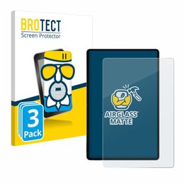 BROTECT Displayschutzglas Schutzglas für Oukitel OT8, 3 Stück, Schutzfolie Display Schutz Glas Folie matt, weiß