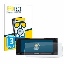 BROTECT Displayschutzglas Schutzglas für BMW R 1250 RT 2021 Connectivity TFT 10.25", 3 Stück, Schutzfolie Display Schutz Glas Folie matt, weiß