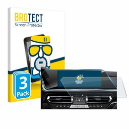 BROTECT Displayschutzglas Schutzglas für BMW 1 F40 2023, 3 Stück, Schutzfolie Display Schutz Glas Folie matt, weiß