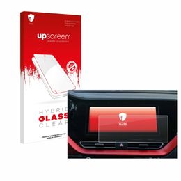 upscreen Displayschutzglas Panzerglasfolie für Kia E-Niro 2020 Infotainment System, Schutzglas Glasfolie klar, weiß