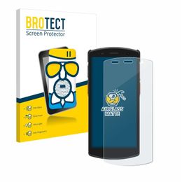 BROTECT Displayschutzglas Schutzglas für Urovo CT58, Schutzfolie Display Schutz Glas Folie matt, weiß