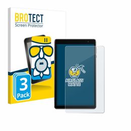 BROTECT Displayschutzglas Schutzglas für Alldocube iPlay 50 mini Lite, 3 Stück, Schutzfolie Display Schutz Glas Folie matt, weiß