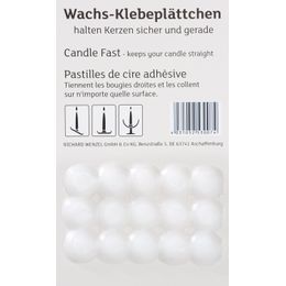 OTTO Stumpenkerze Wachsklebeplättchen, 15 Stück, weiß