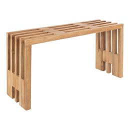 House Nordic Sitzbank Benidorm, in Braun, Teak - 90x49x30cm (BxHxT)