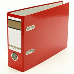 Livepac Office Aktenordner Ordner / A5 quer / 75mm breit / Farbe: rot