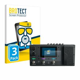 BROTECT Displayschutzglas Schutzglas für Headrush MX5, 3 Stück, Schutzfolie Display Schutz Glas Folie matt, weiß