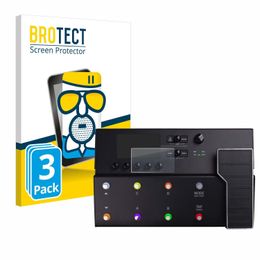 BROTECT Displayschutzglas Schutzglas für Line 6 POD GO, 3 Stück, Schutzfolie Display Schutz Glas Folie matt, weiß