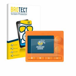 BROTECT Displayschutzglas Schutzglas für 1010 Music Nanobox Tangerine, Schutzfolie Display Schutz Glas Folie matt, weiß