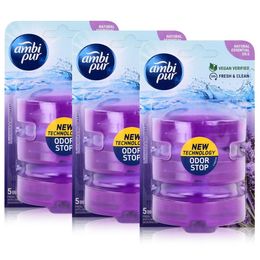 ambi pur WC-Duftspüler WC-Frische Lavender & Rosemary Nachfüller 3x55ml (3er Pack)