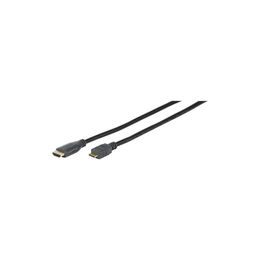 Vivanco Mini High Speed HDMI® Kabel mit Ethernet, 1,5 m (47112) Audio- & Video-Kabel