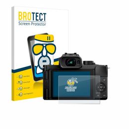 BROTECT Displayschutzglas Schutzglas für Panasonic Lumix DC-G100D, Schutzfolie Display Schutz Glas Folie matt, weiß